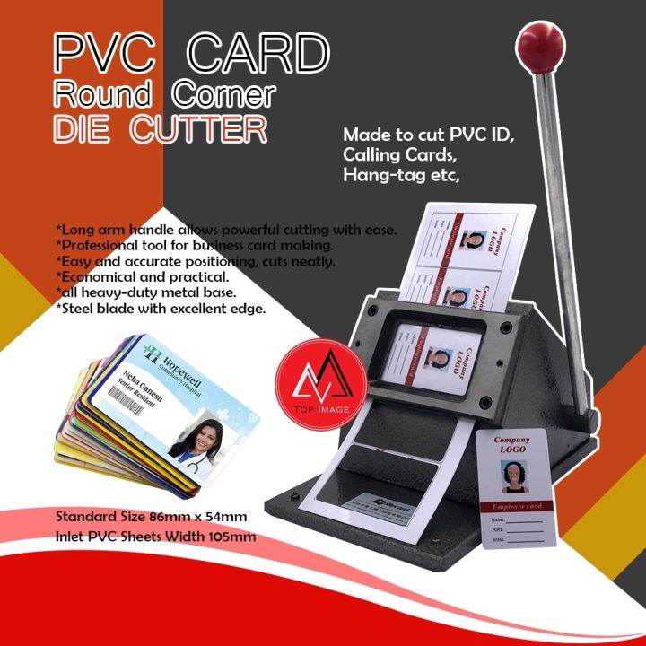 Heavy Duty PVC Card Die Cutter (8654MM) id size ATM CARD SIZE | Lazada PH