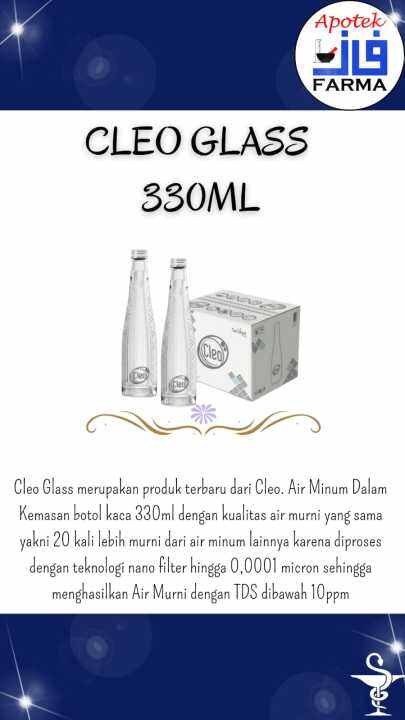 MINUMAN CLEO GLASS 330ML | Lazada Indonesia