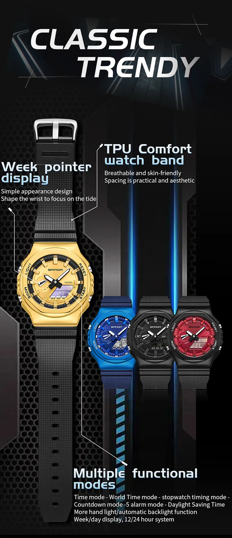 [ตั้งเวลา, ส่งเร็วจากไทย , ใบประกัน 1 ปี ,กล่องเหล็ก ,ป้ายแท็ก] นาฬิกา ...