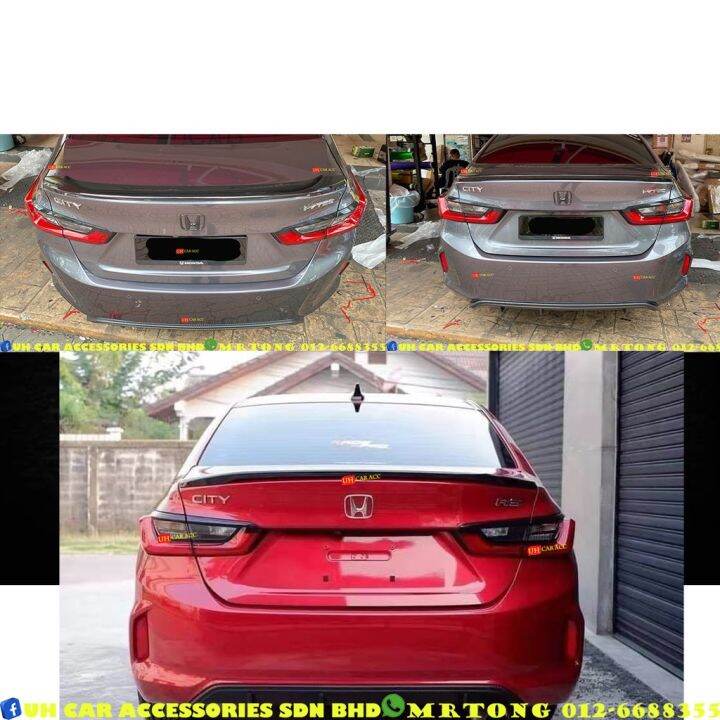 HONDA CITY GN2 2020 2021 RS SPOILER BODYKIT DUCKTAIL SPOILER | Lazada