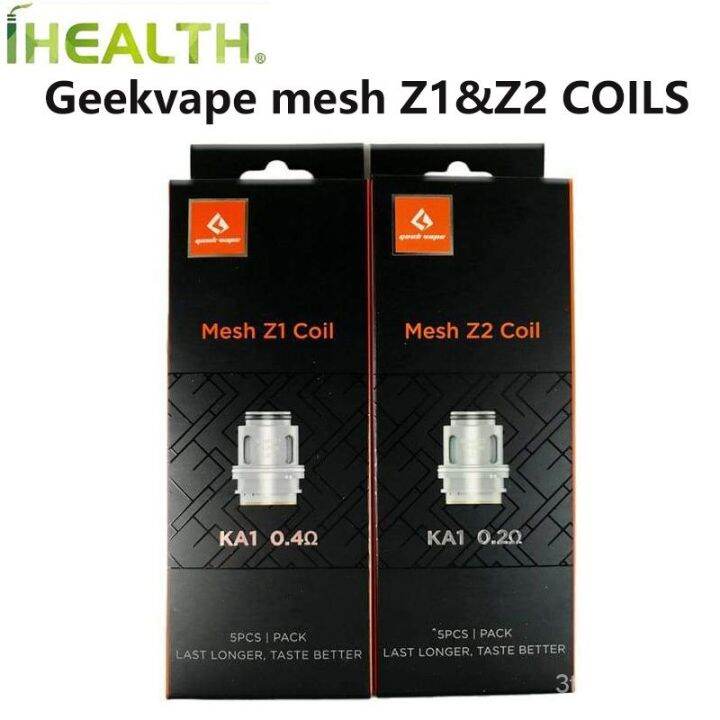 Geek Zeus Mesh Z1 0.4ohm Z2 0.2ohm Coils Fit Zeus Sub Ohm Tank Aegis ...
