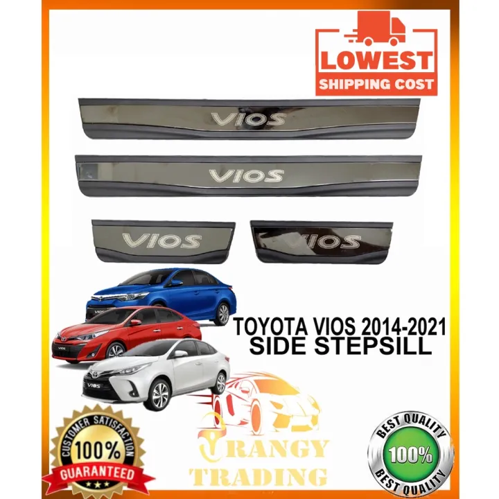 Toyota Vios 2014 to 2021 OEM Side Stepsill VERSION 3 2015 2016 2017 ...