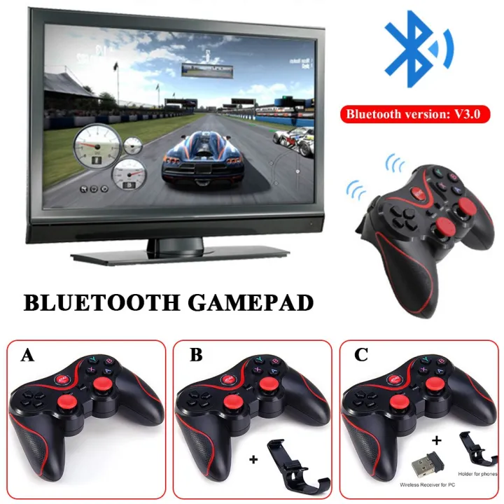 T3 Bluetooth Wireless Gamepad S600 STB Game Controller Joystick For ...