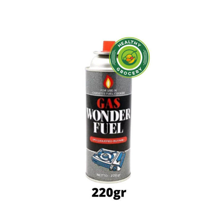 GAS Wonder Fuel 220gr LPG Kaleng Mini Refill Portable Wonder Fuel ...