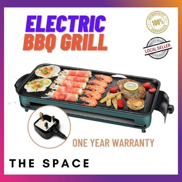 【Ready Stock】Electric Barbeque BBQ Grill outdoor stainless steel ...
