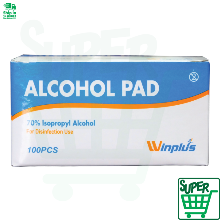 WINPLUS Alcohol Swab Pad 100 Pcs | Lazada