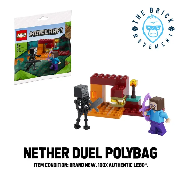 LEGO® MINECRAFT The Nether Duel Polybag | Lazada PH