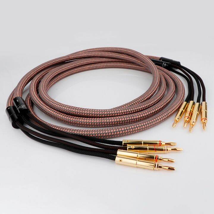 HI-END HIFI Accuphase OCC pure copper cable audio speaker cable wire ...