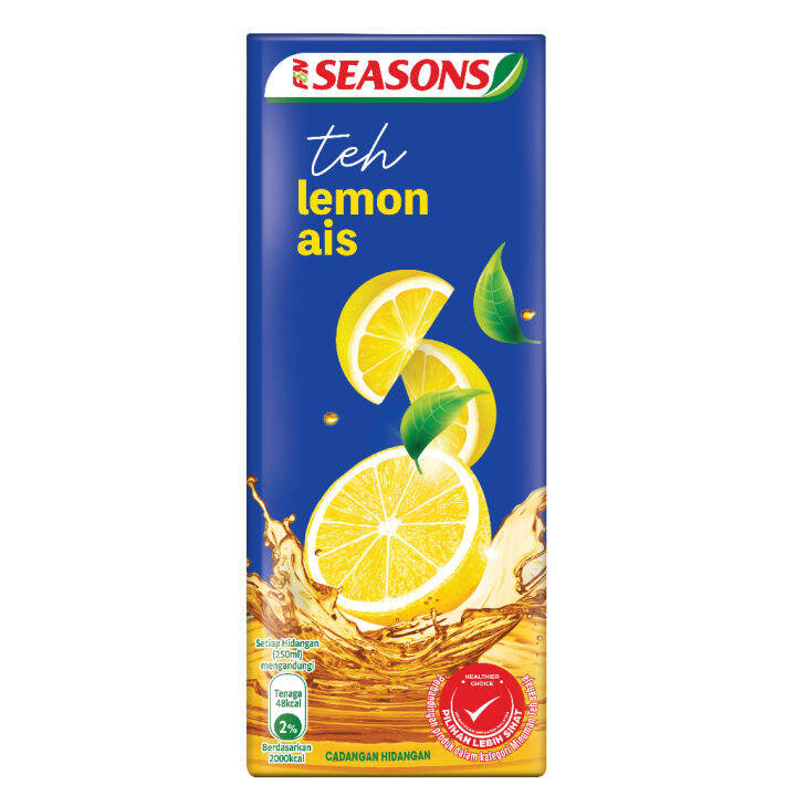 F&N SEASONS Ice Lemon 🍋 Tea 250ml x 24s | Lazada