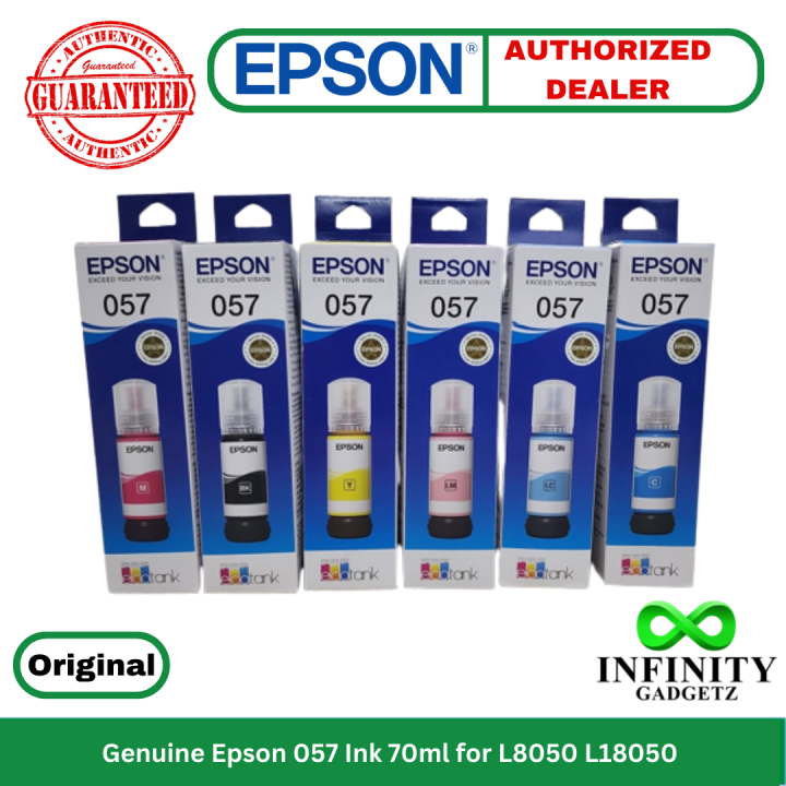 Genuine Epson 057 Ink 70ml for L8050 L18050 | Lazada PH