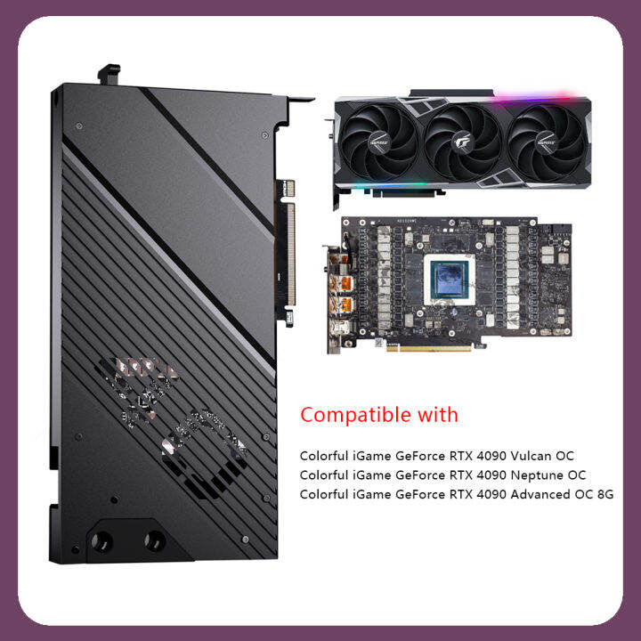 Granzon Water Block for Colorful iGame GeForce RTX 4090 Vulcan ...