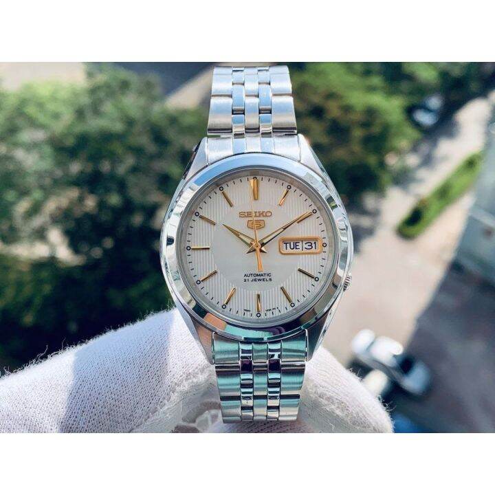 (แท้ 100%) นาฬิกา SEIKO 5 Automatic Men's Watch รุ่น SNKL17K1 ของแท้ ...