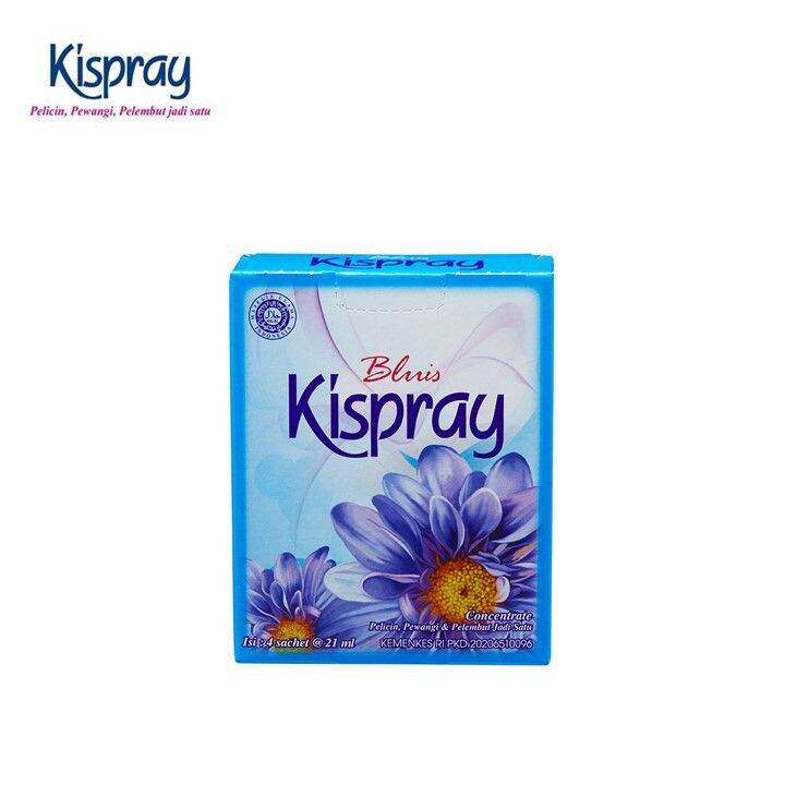 KISPRAY DUS 21ML BLUIS Isi 4 Sachet - Kispray Sachet 21 ML- Biru ...