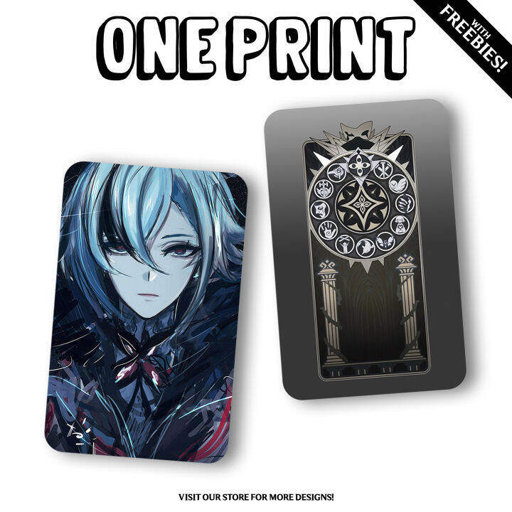 Genshin Impact Fatui Photocard - Glitter | Lazada PH