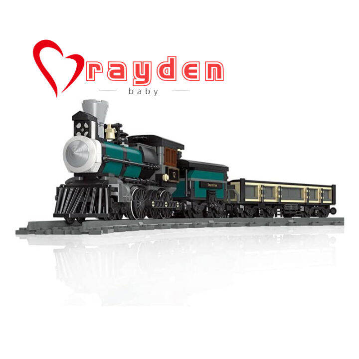 Steam Train Building Kit with Train Track, Collectible Steam Locomotive ...