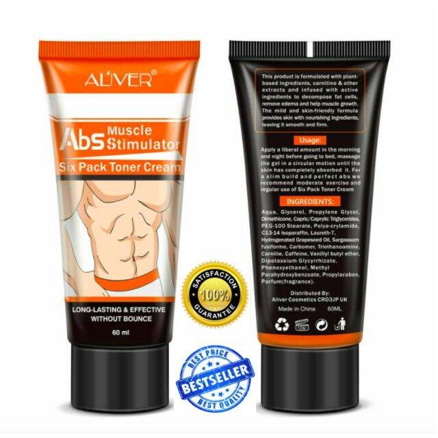 Muscle Toning Cream Gel Stimulates Abdominal Muscle Growth Six Pack Abs ...