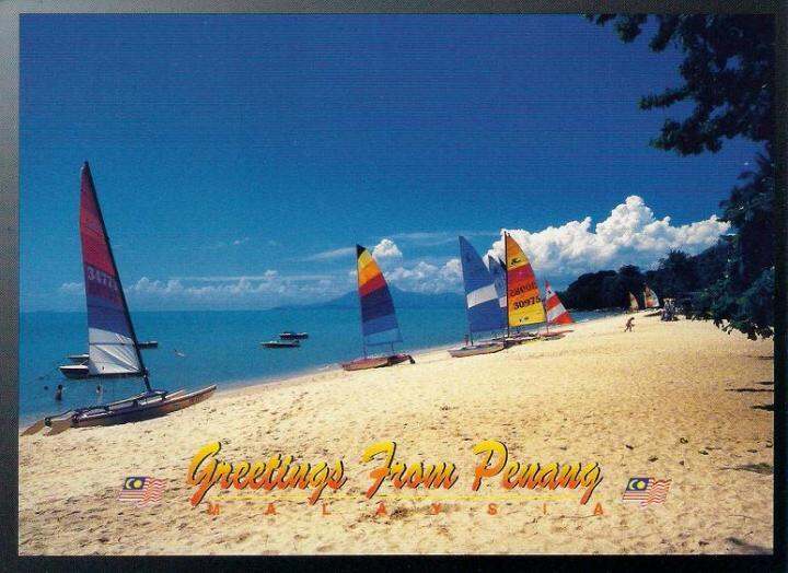 Malaysia Postcard - Penang Batu Ferengghi Beach | Lazada