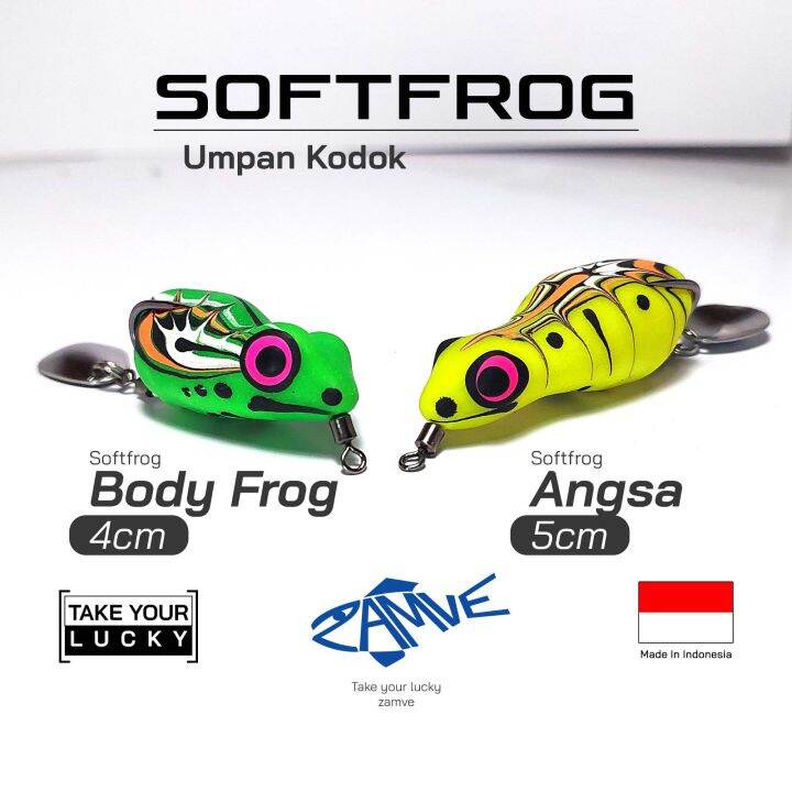 Soft Frog Zamve Umpan Pancing Casting Gabus Softrog | Lazada Indonesia