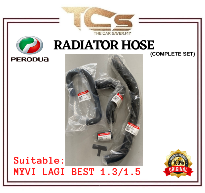 RADIATOR HOSE(SET)(ORIGINAL) PERODUA MYVI LAGIBEST 1.3 1.5 (COMPLETE ...
