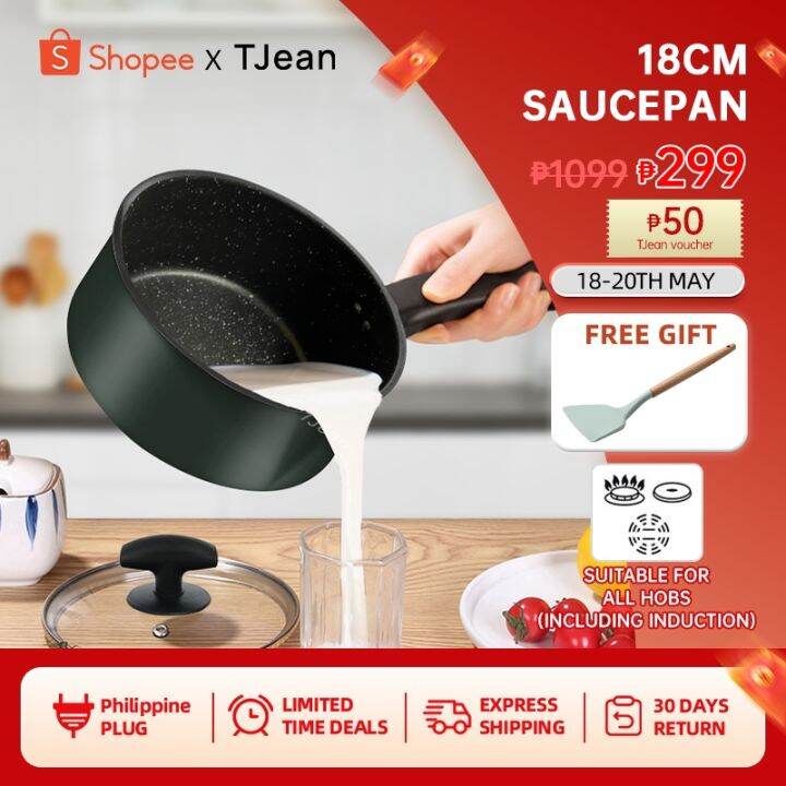TJean Non-Stick Pan Soup Pot Medical Stone Material Kitchen Cookware ...