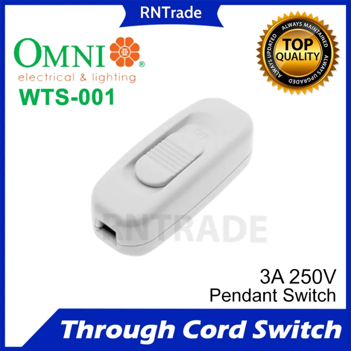 OMNI Through Cord Light Switch 3A 250V WTS-001 | Lazada PH