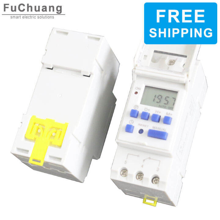 Heavy Duty 5000W 30A Digital Timer Switch THC15A รายสัปดาห์รีเลย์12V ...