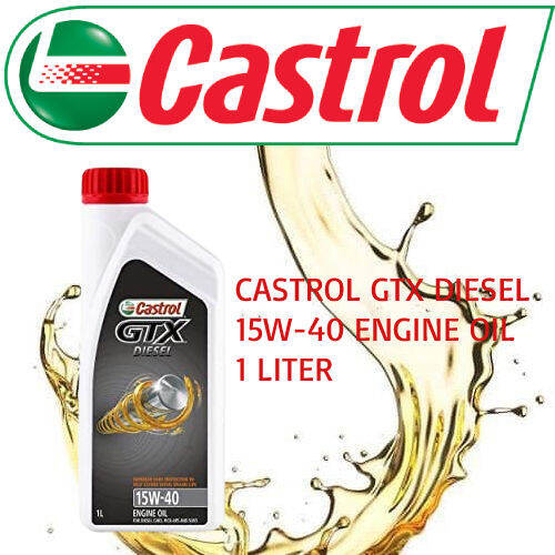 Castrol GTX Diesel 15W-40 Engine Oil 1 Liter | Lazada PH