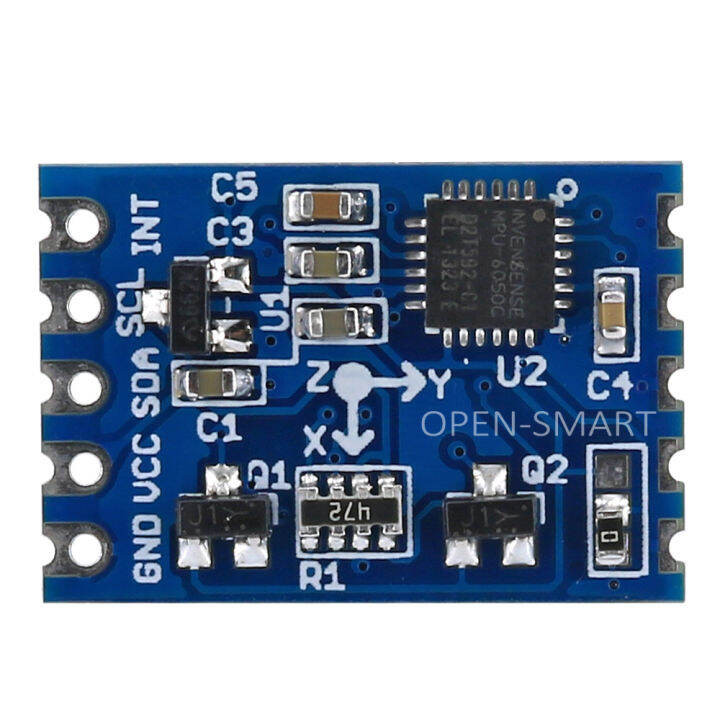 OPEN-SMART MPU6050 6 DOF 3-Axis Gyro 3-Axis Digital Gravity Sensor I2C Triple Axis Accelerometer ...
