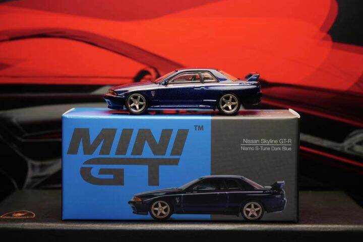 [Ingenuity ]MINI GT 1:64 #326 Nissan GTR skyline R32 Nissan alloy car ...