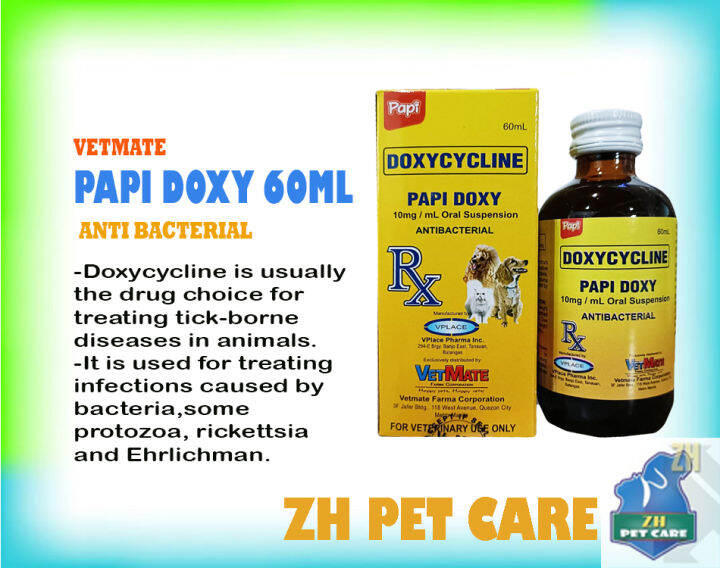 ZH. PAPI Doxy Antibacterial (10mg/ml Oral Suspension) | Lazada PH