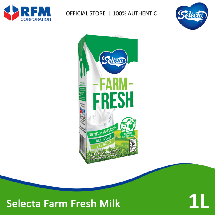 Selecta Farm Fresh Milk - Family Pack 1 Liter | Lazada PH