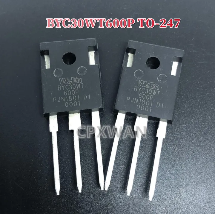 2Pcs BYC30WT-600P TO-247 BYC30WT 600P TO247 30A/600V Fast Recovery Diode ใหม่ Original | Lazada ...