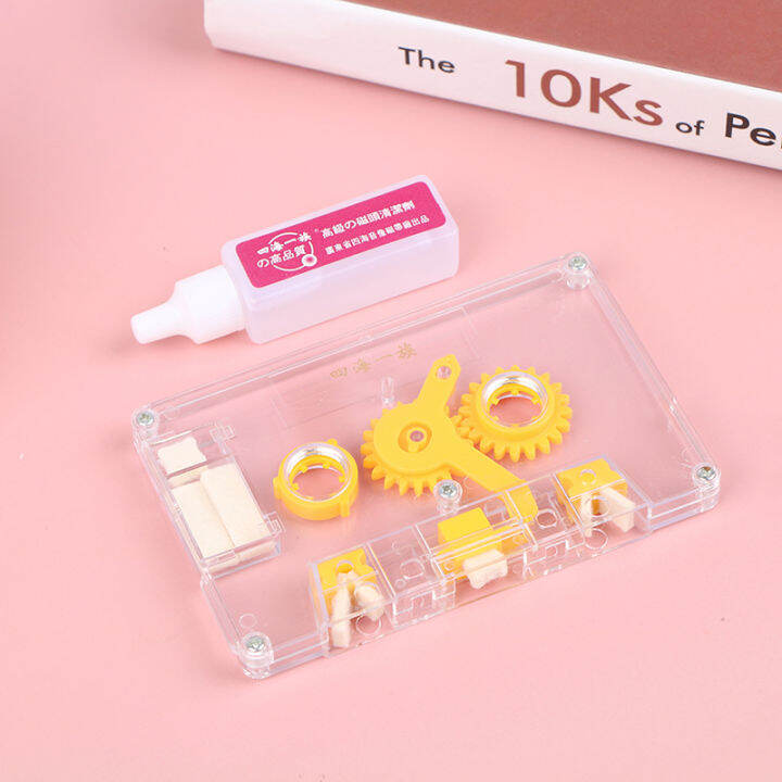 Audio Cassette Tape Head Cleaner And Demagnetizer Wet Type For Audio Deck Player Th