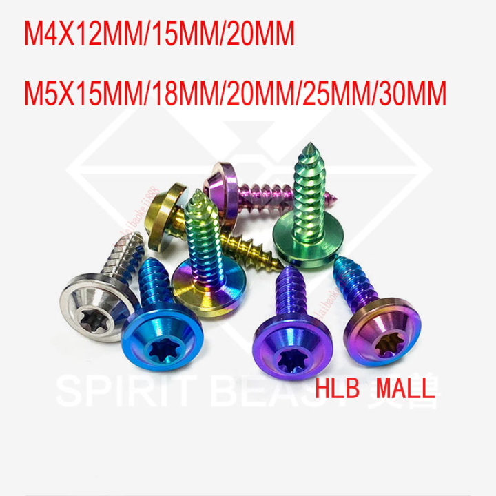 M4 M5*12/15/20/25/35 Torx Head Titanium Self Tapping Screw For ...