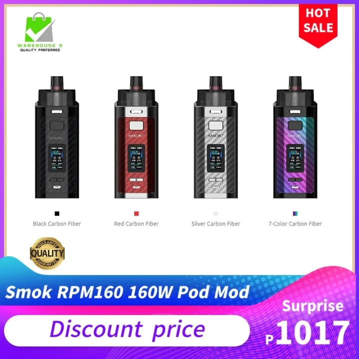 【Local delivery】 Smok RPM160 160W Pod Mod Equipment Kit Vape pod RPM ...