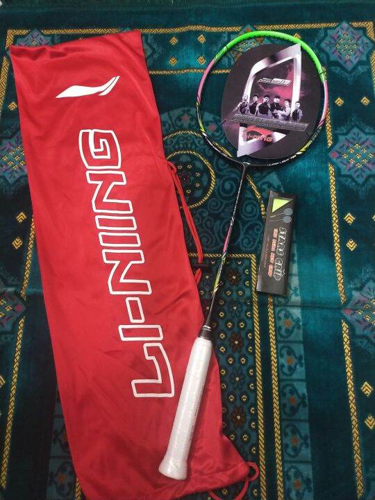 Raket Li ning windstorm nano 73 full carbon 30 lbs paket biasa | Lazada ...