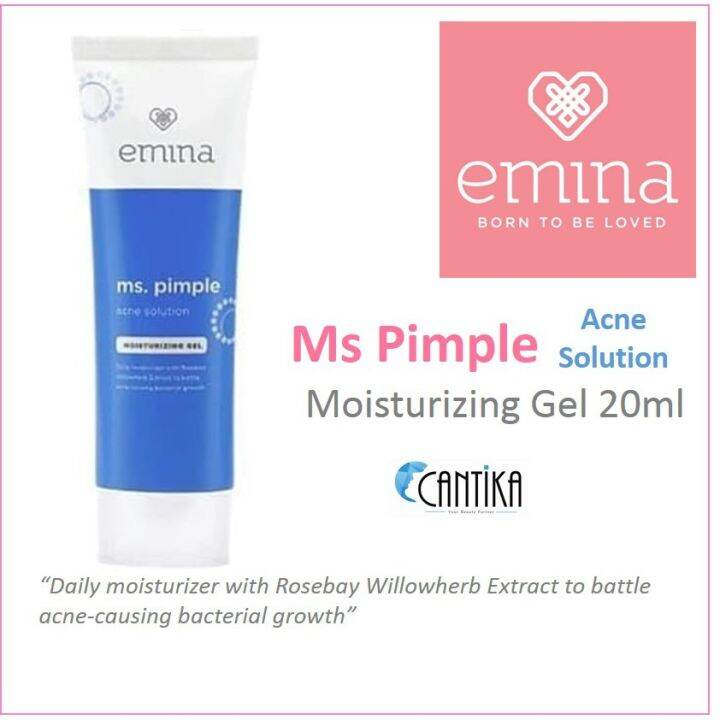 Emina Ms. Pimple Acne Solution Moisturizing Gel | Lazada Indonesia