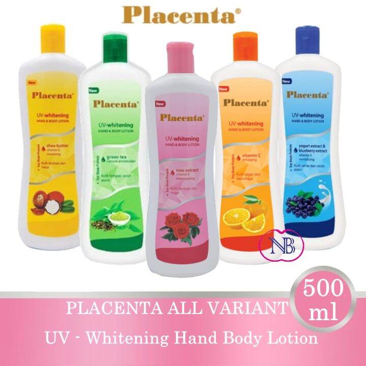 PLACENTA UV-Whitening Hand & Body Lotion 500ml | Lazada Indonesia