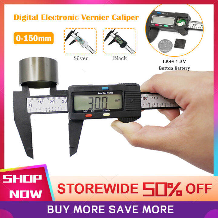 Calipers Digital caliper LCD Electronic vernier caliper 150mm Vernier ...