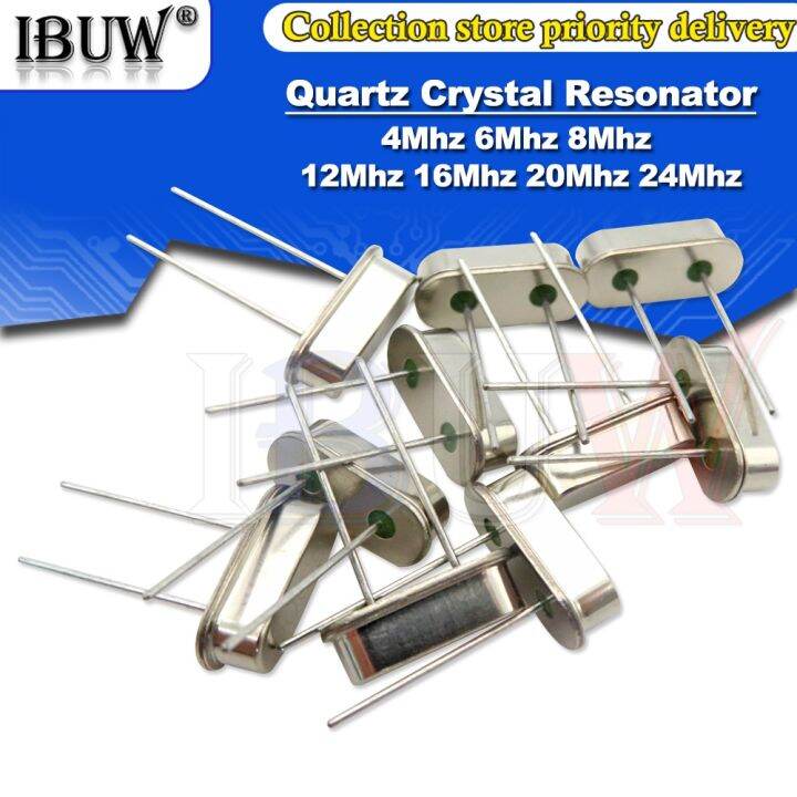 10PCS 4Mhz 6Mhz 8Mhz 12Mhz 16Mhz 20Mhz 24Mhz 32.768K 32.768K Quartz Crystal Resonator Passive ...