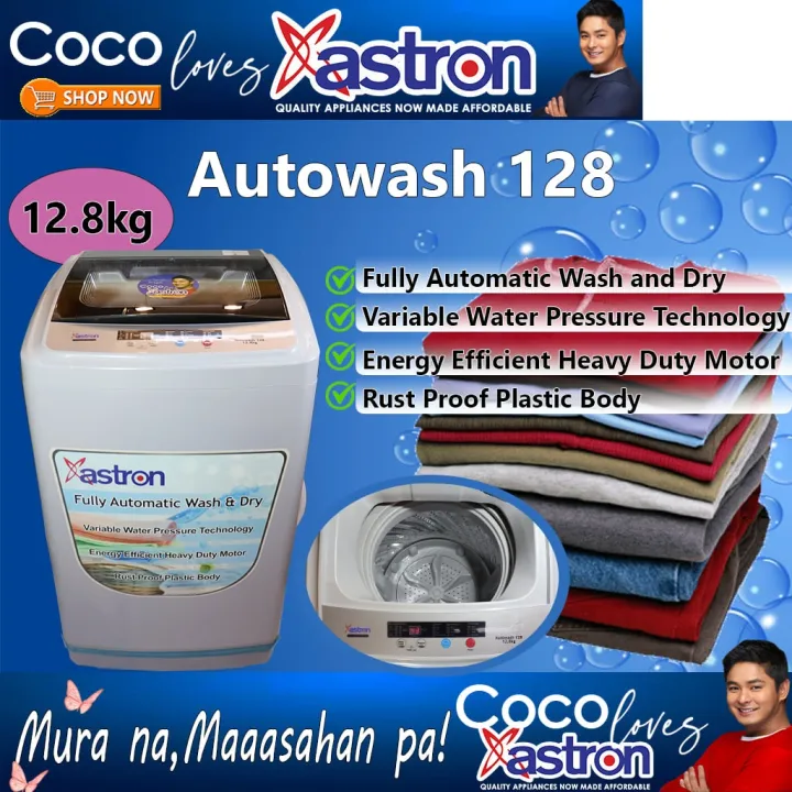 Astron AUTOWASH 128 Fully Automatic Washing Machine With Spin Dryer 12. ...