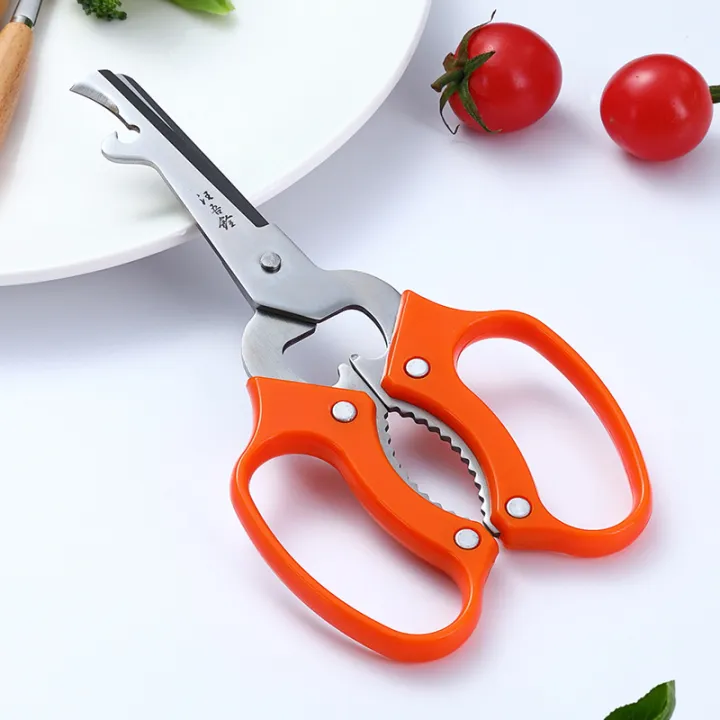 Thicken Multi-functional Kitchen Scissors Fish Chicken Bone Cutter ...