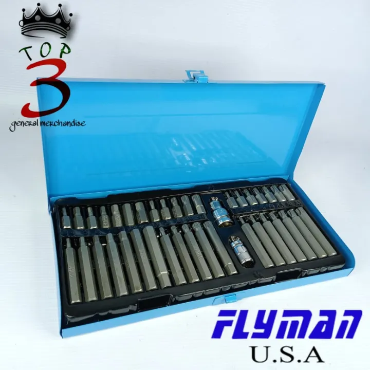 Flyman 40 Pcs.Screwdriver Bit Set ( Allen socket ) | Lazada PH