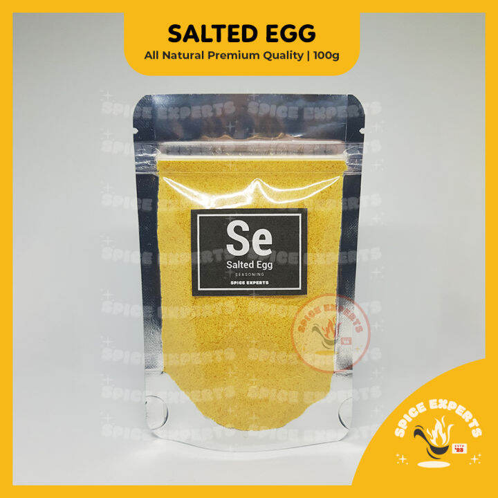 Spice Experts Salted Egg Powder (Fine) 100g Herbs and Spices in Ziplock ...