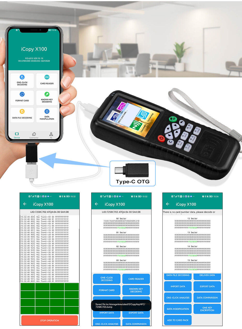YiToo 2023รุ่นใหม่ RFID Reader Writer,คีย์การ์ดโปรแกรมเมอร์ถอดรหัสโร ...
