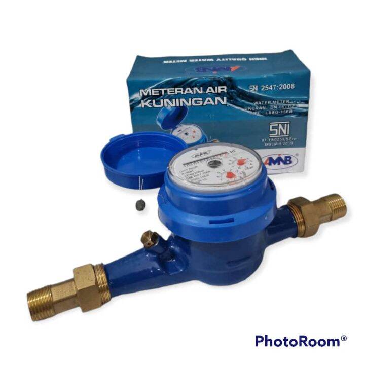 AMNB Meteran Air 1/2'' Kuningan / Water Meter Body Kuningan | Lazada ...