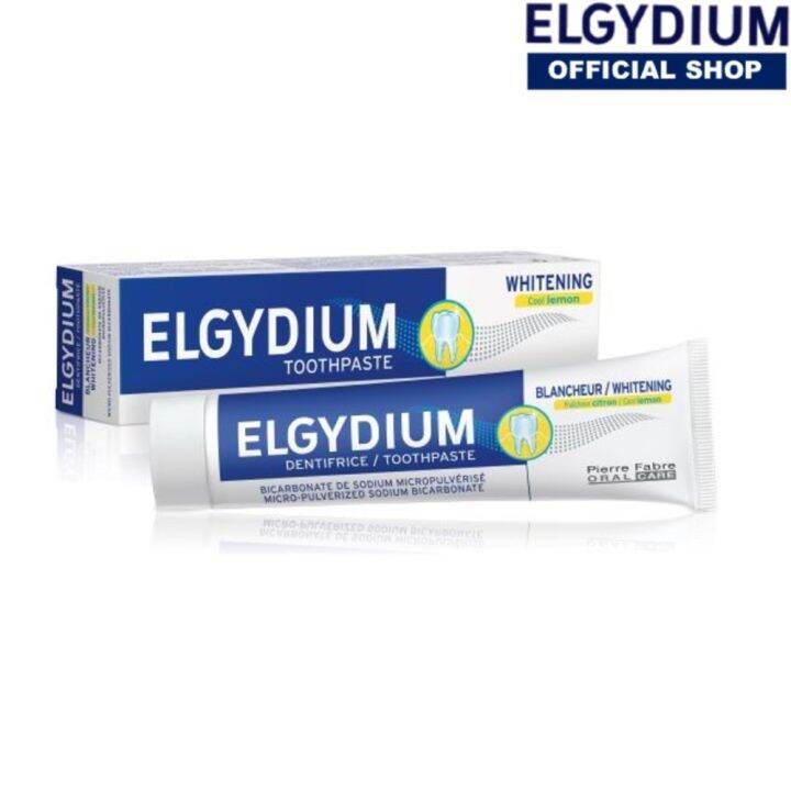 ELGYDIUM WHITENING COOL LEMON Toothpaste 75ml | Lazada Singapore