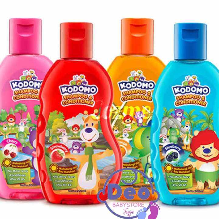 KODOMO SHAMPO & CONDITIONER GEL KEMASAN BOTOL / 100ml / 45ml | Lazada Indonesia