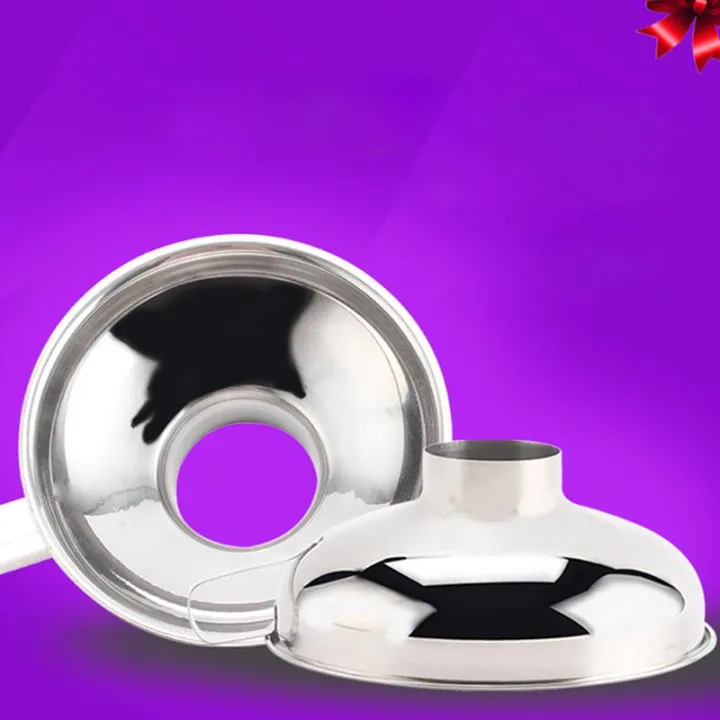 Stainless Steel Wide Mouth Canning Funnel Hopper Filter Food Pickles ...