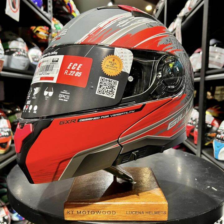 GILLE GXR Dharma Modular Dual Visor Helmet w/ FREE EXTRA LENS | Lazada PH